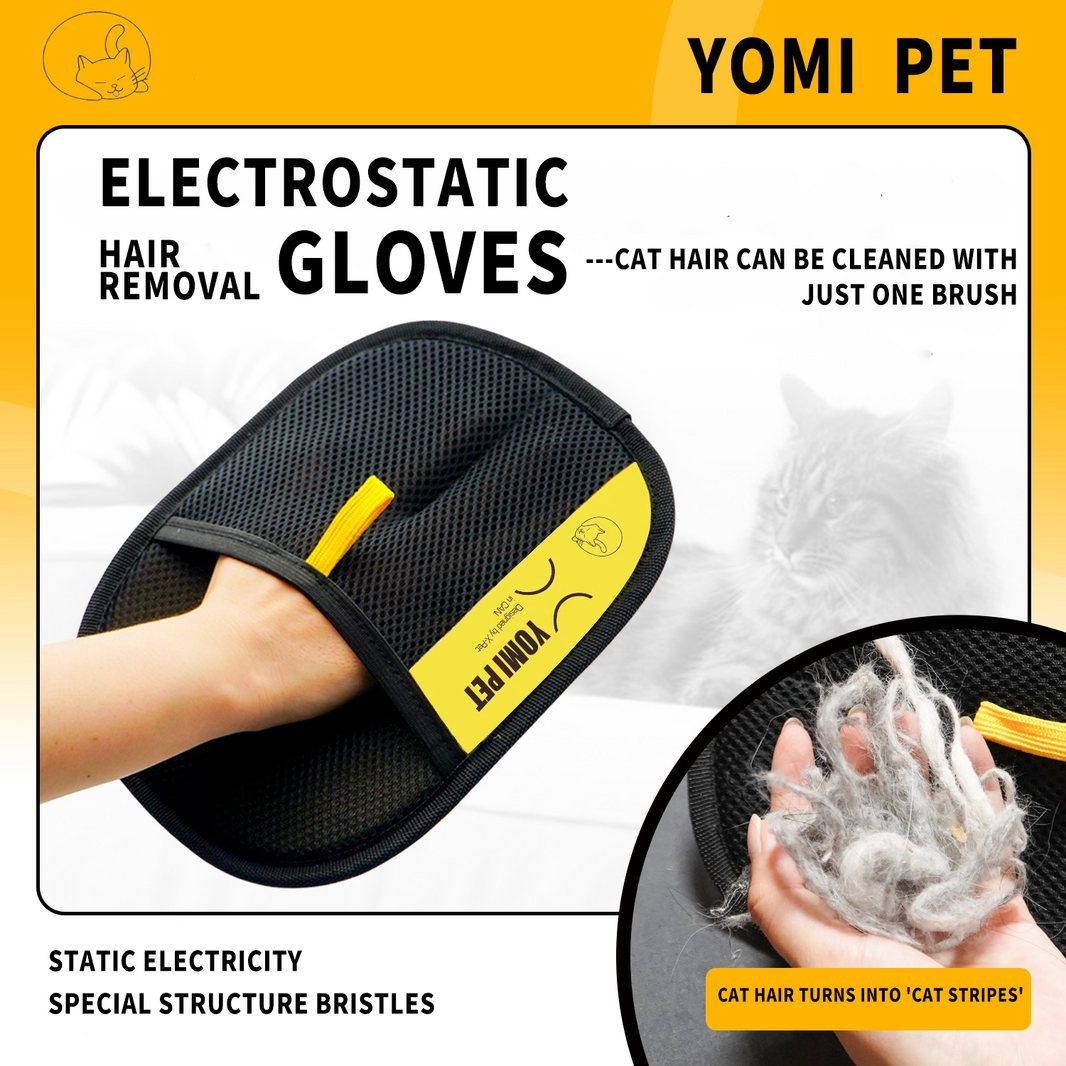Effortlessly Remove Pet Hair with Innovative Cleaning Gloves for a Fur ...